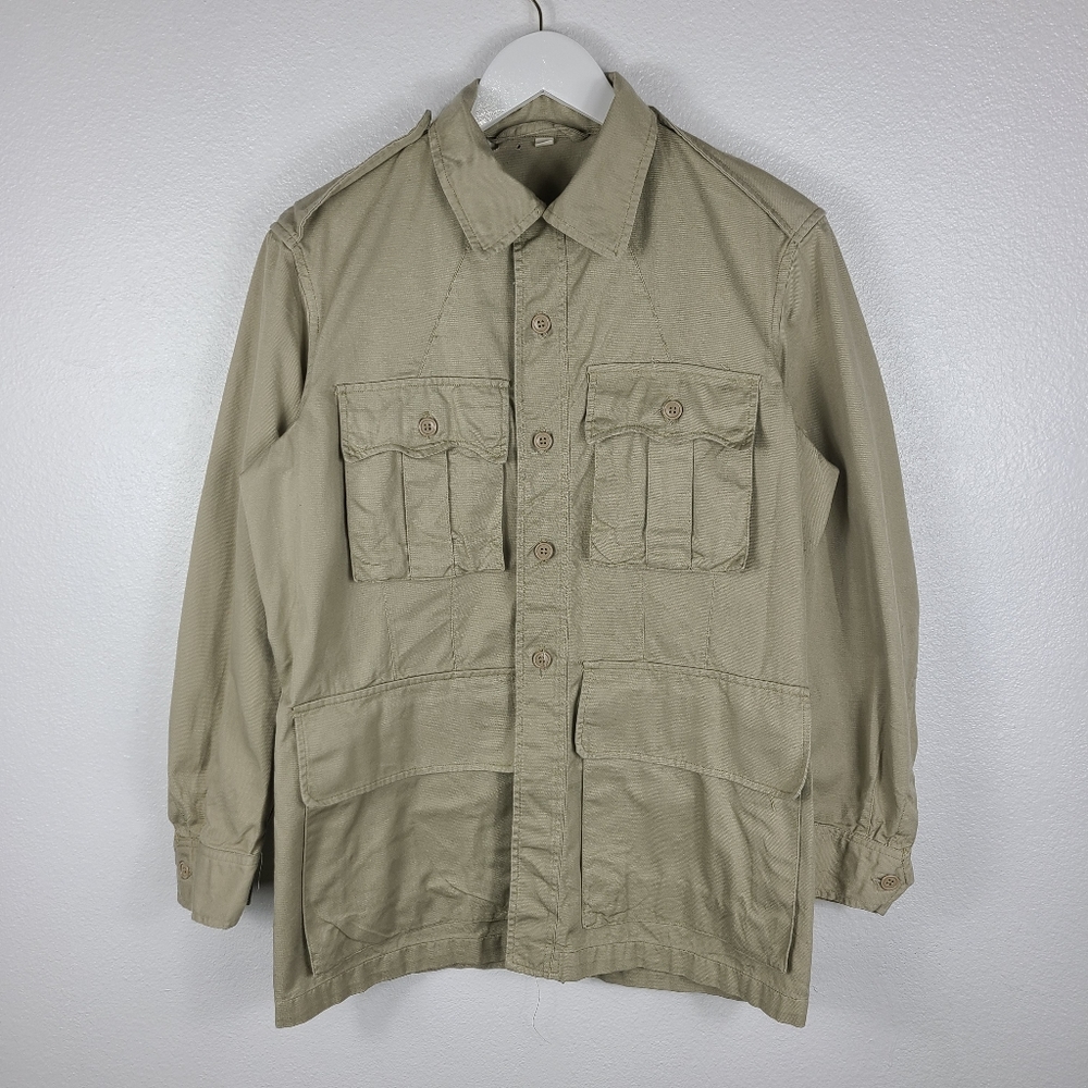 Vintage 50s Usaf Military Flying Mans Tan Jacket - Gem